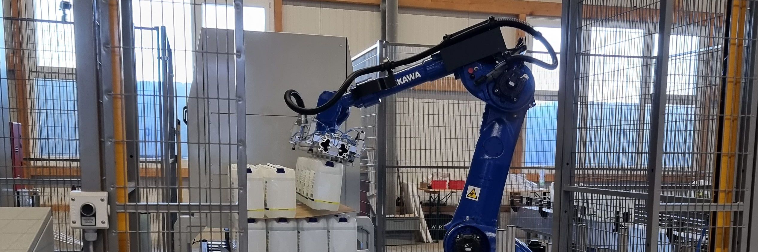 Fully automated packaging system for Advanced Blue Technologies