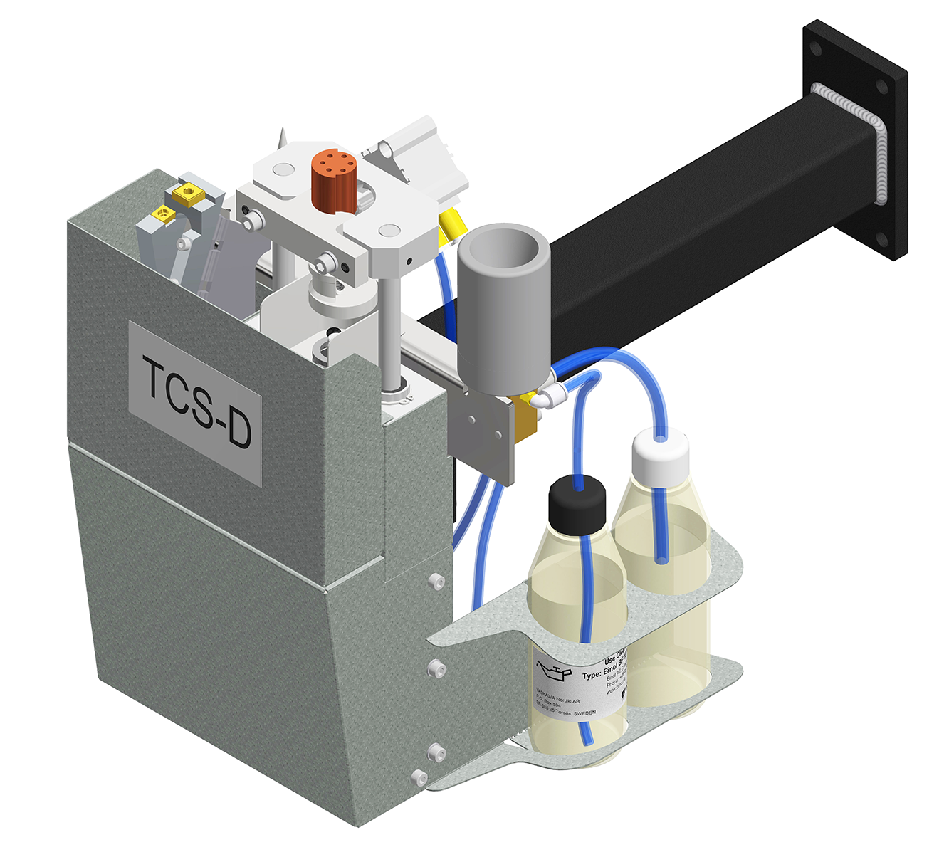 The TCS-D is a complete service system for cleaning the welding torch ...
