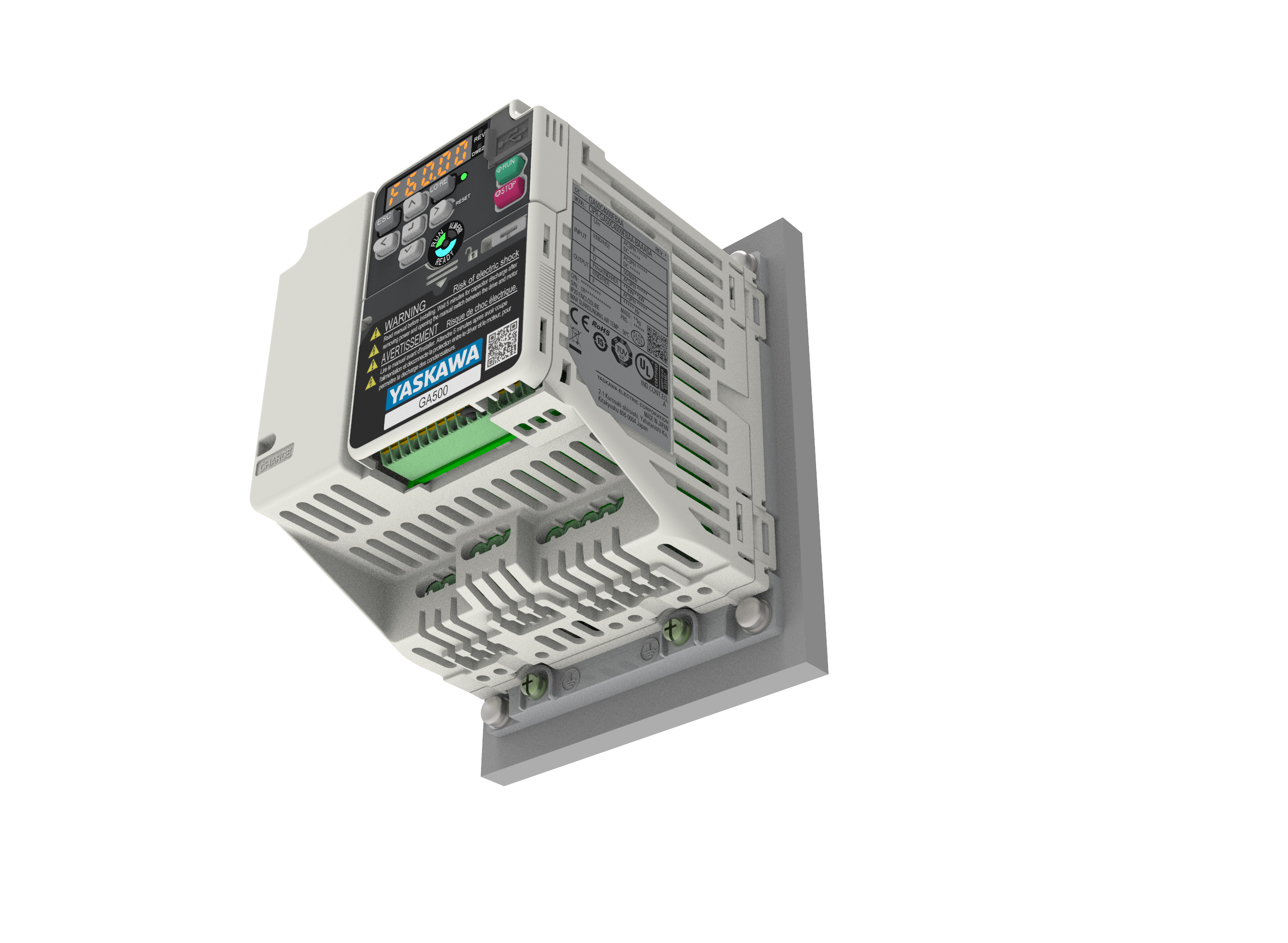 GA500 inverter drive with new functions
